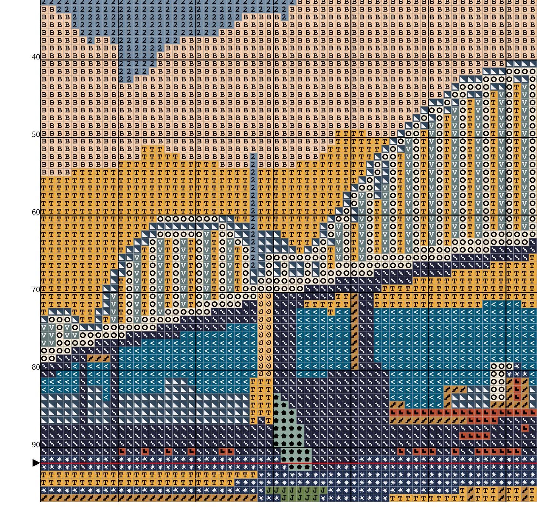 Memphis Tennessee Cross Stitch Pattern: American Travel Needlepoint ...