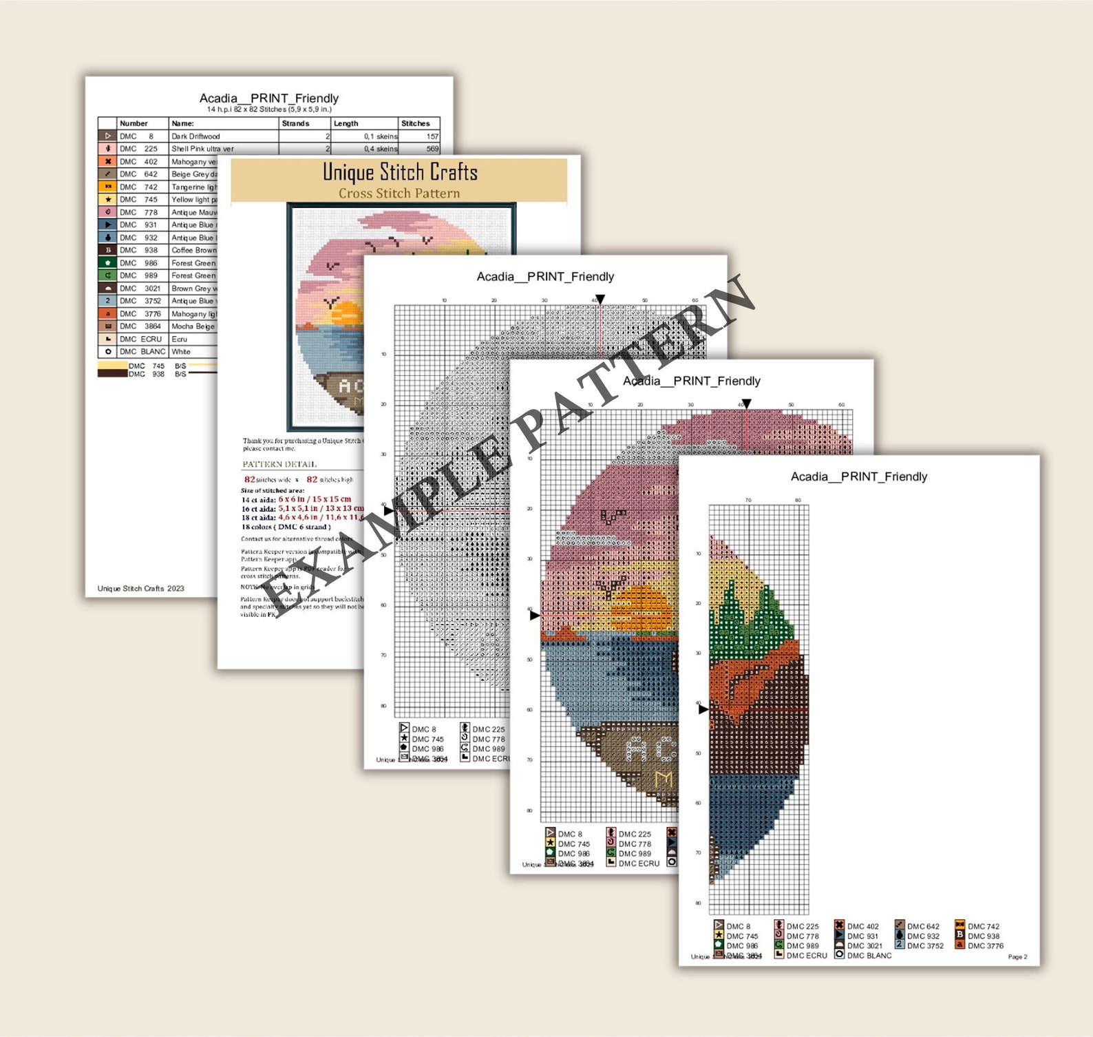 Mesa Verde National Park Cross Stitch Pattern: Colorado Landscape ...