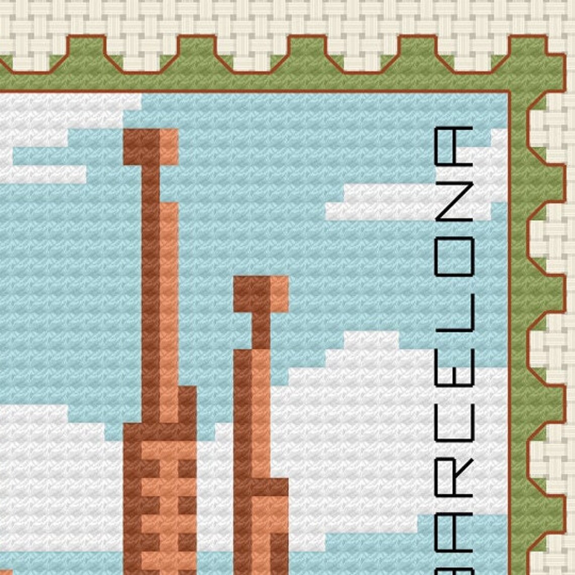 4 Famous Landmarks Cross Stitch Pattern / World Landmarks / - Etsy