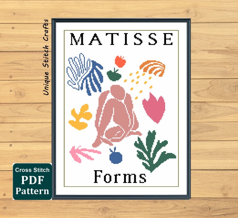 Henri Matisse Collage 4 Cross Stitch Pattern / Painting Cross - Etsy