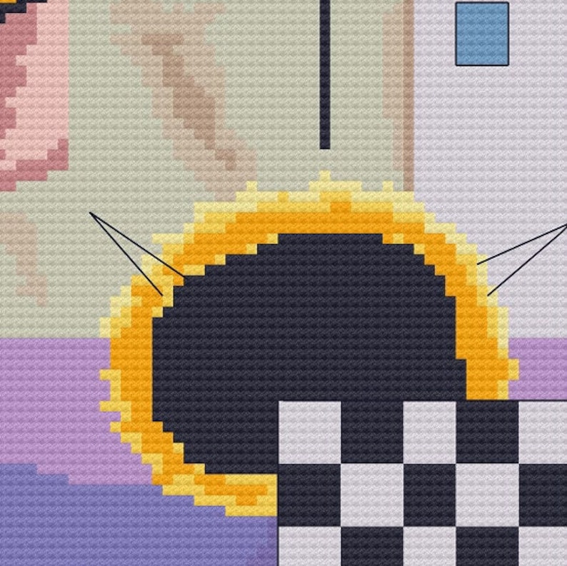 Kandinsky-contrasting Sounds Cross Stitch Pattern / Modern - Etsy