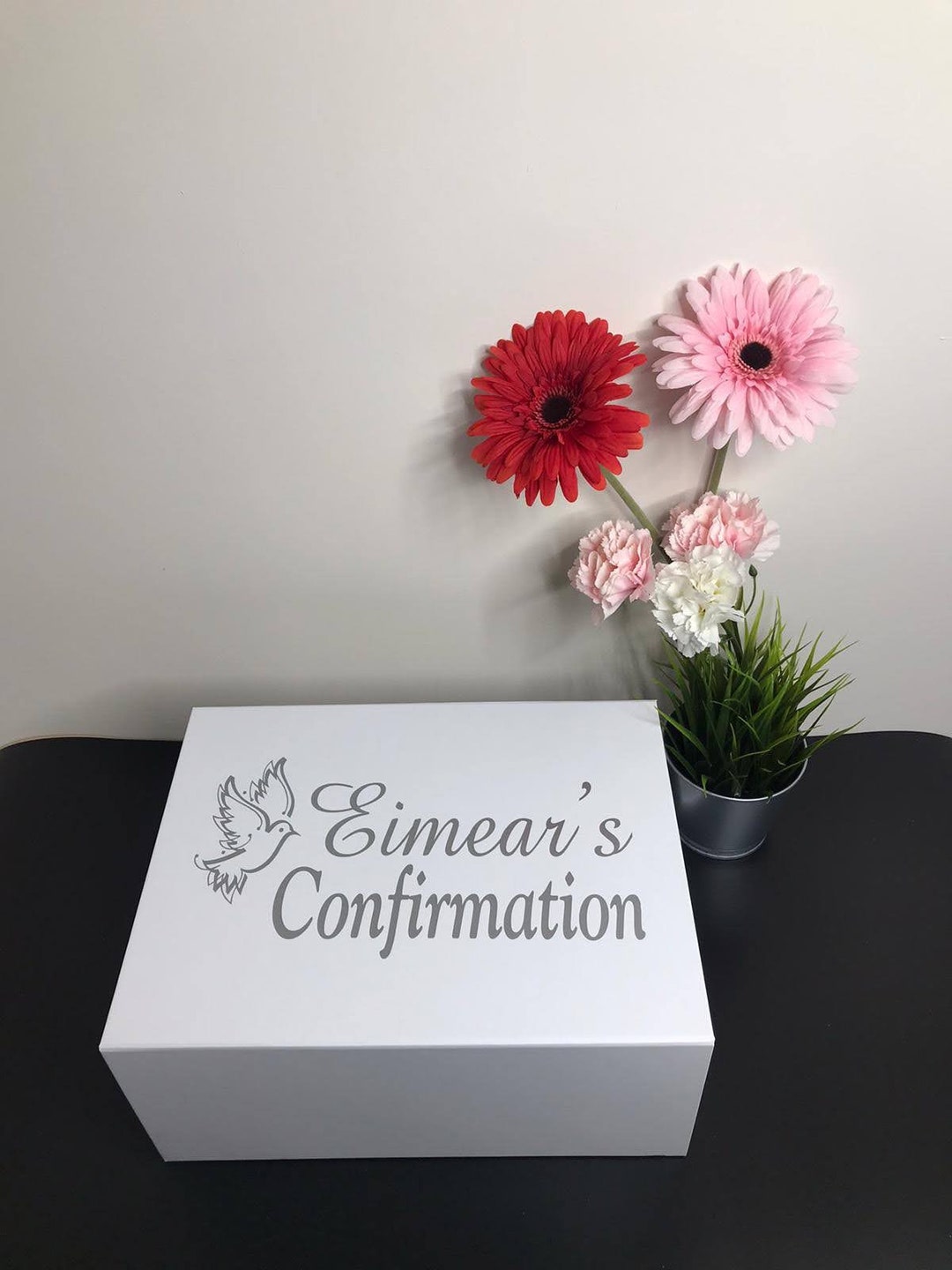 Confirmation Day Gift Box, Confirmation Box, Present Box, White ...