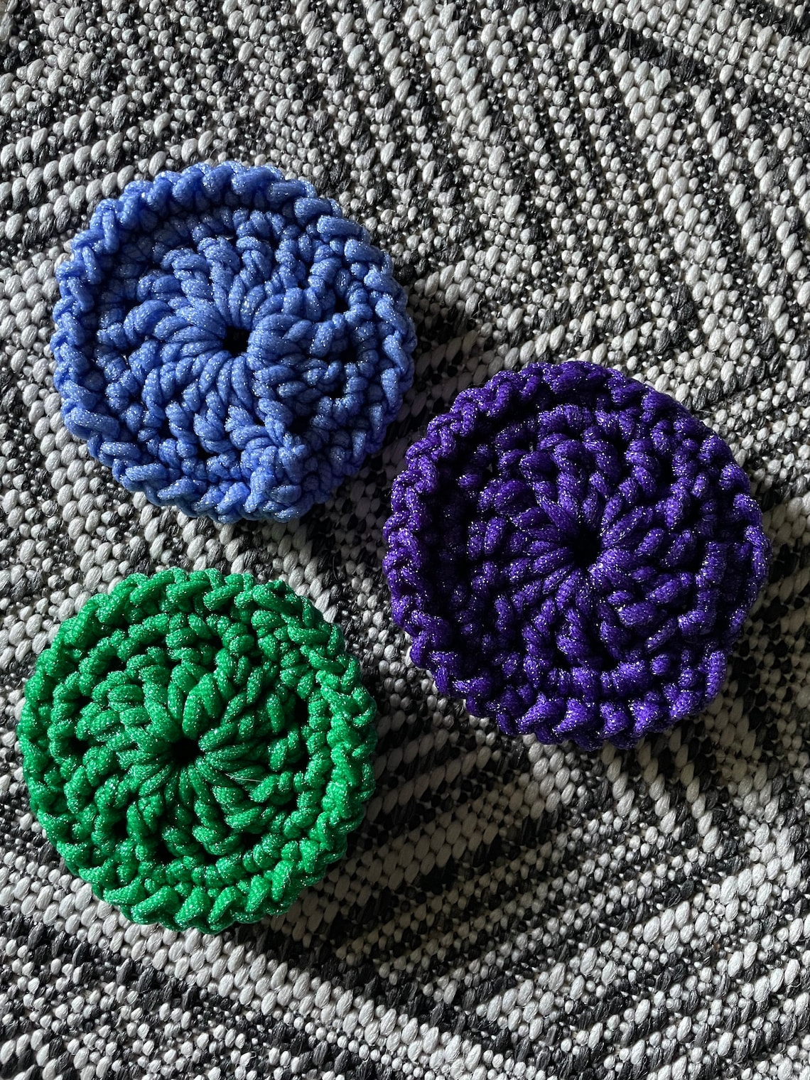 Dish Scrubbies Crochet Pot Scrubber Kitchen Dish Sponge | Etsy