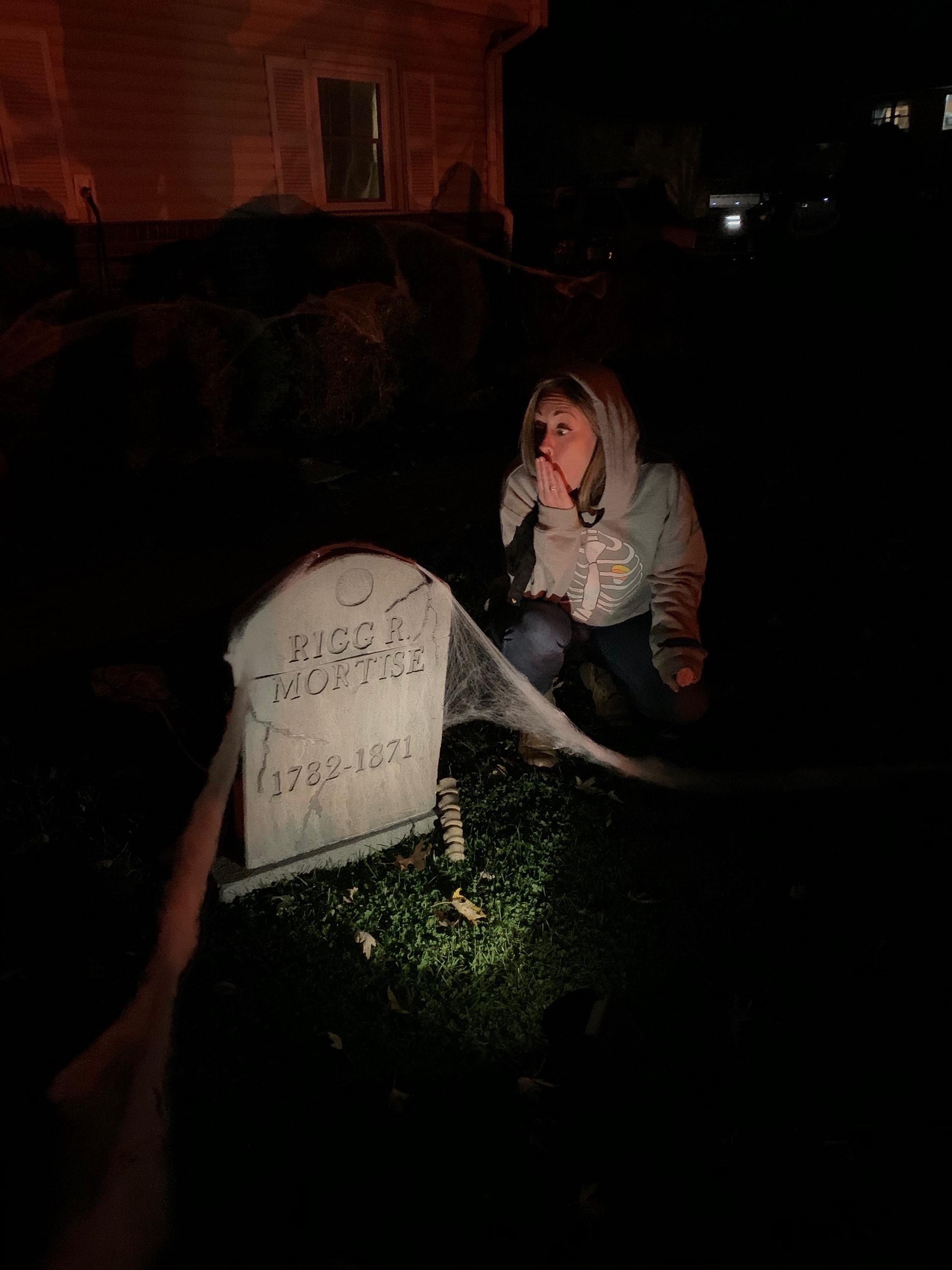 Grave Expectations: Professional Series Life-size Two Small Tombstones ...