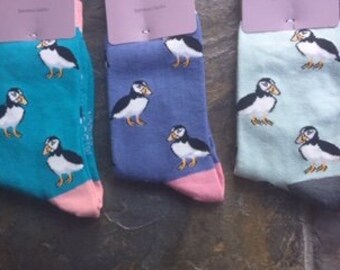 Puffin Socks | Etsy UK