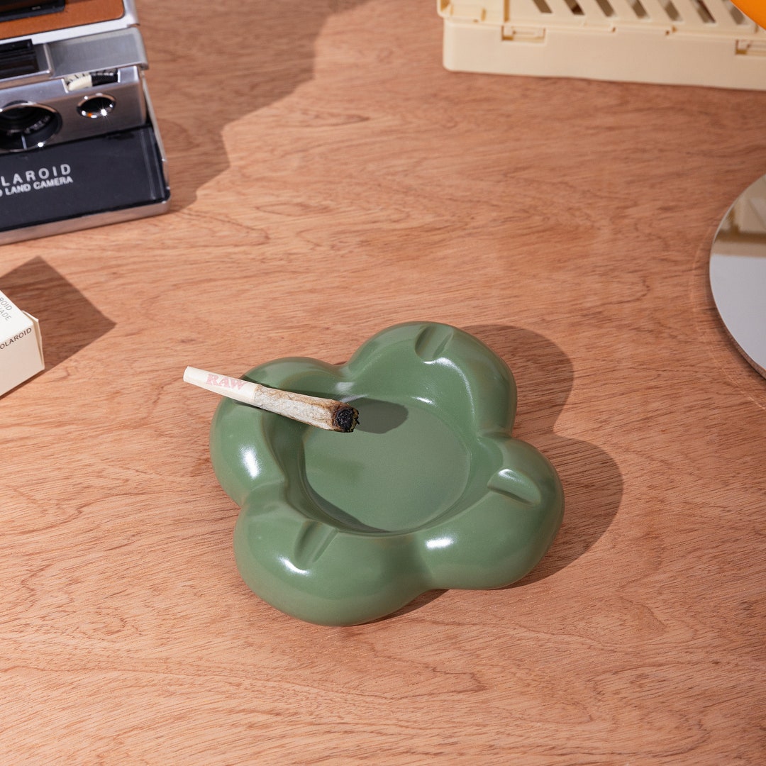 Retro Ashtray Joint Holder, Handmade Incense Holder, Weed Accessories ...