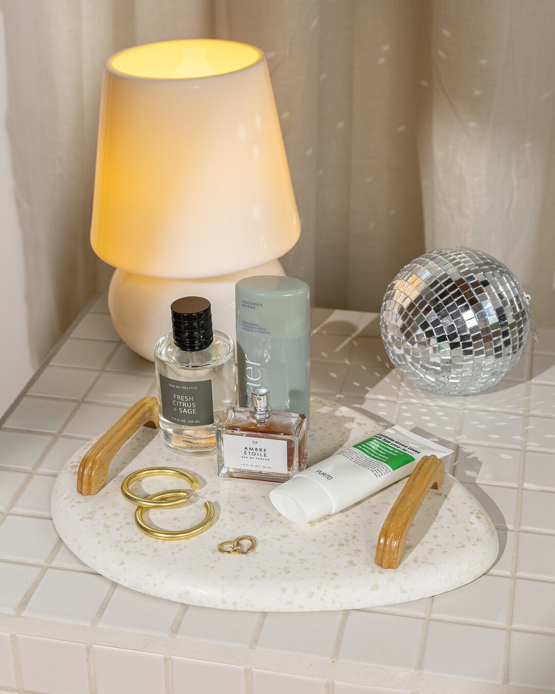 Decorative Vanity Tray Organic Shape Large Tray Mid Century - Etsy