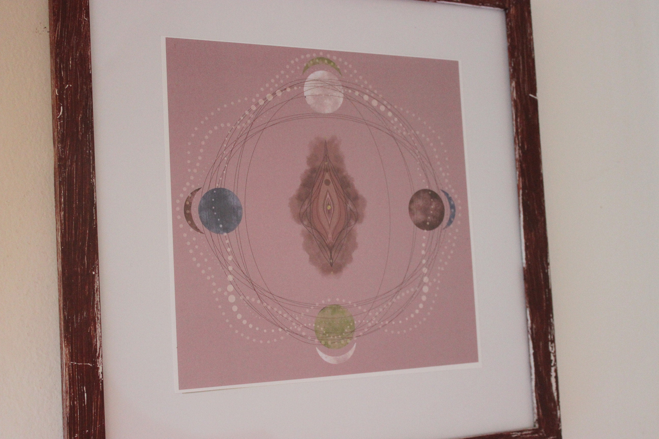 Print Yoni Mandala Sacred Portal VulvamoonArt | Etsy