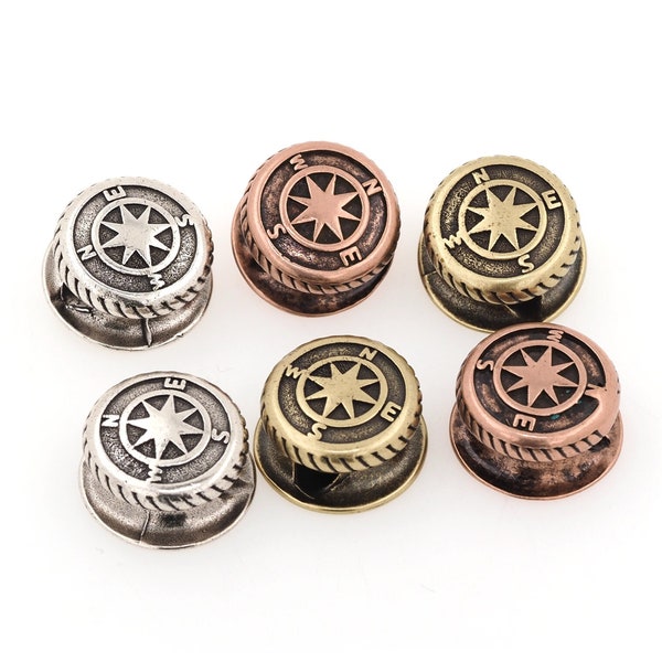 Compass Charm - Etsy