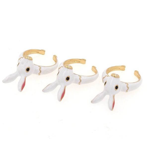 Rabbit Ring - Etsy