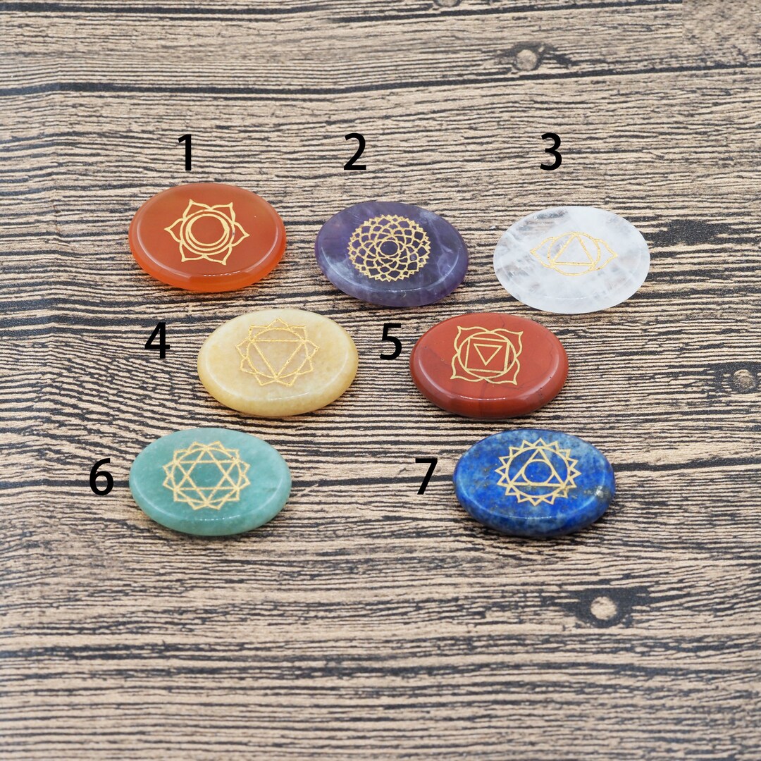 Oval Stone Pendant Rune Jewelry Natural Stone Pendant Summoning Array ...