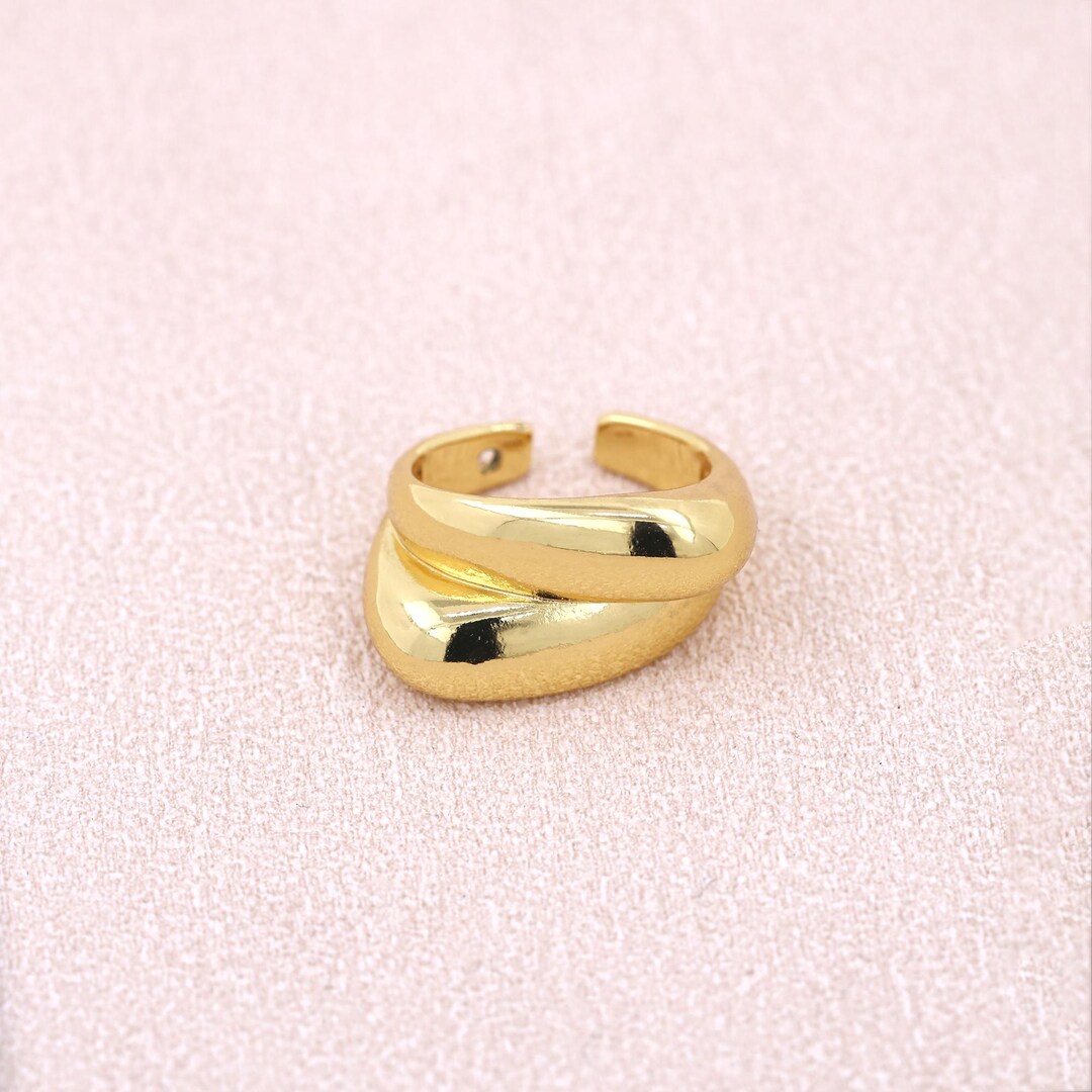 Light Noodle Ring 18K Gold Presence Ring Simple Ring Gold Precepts ...