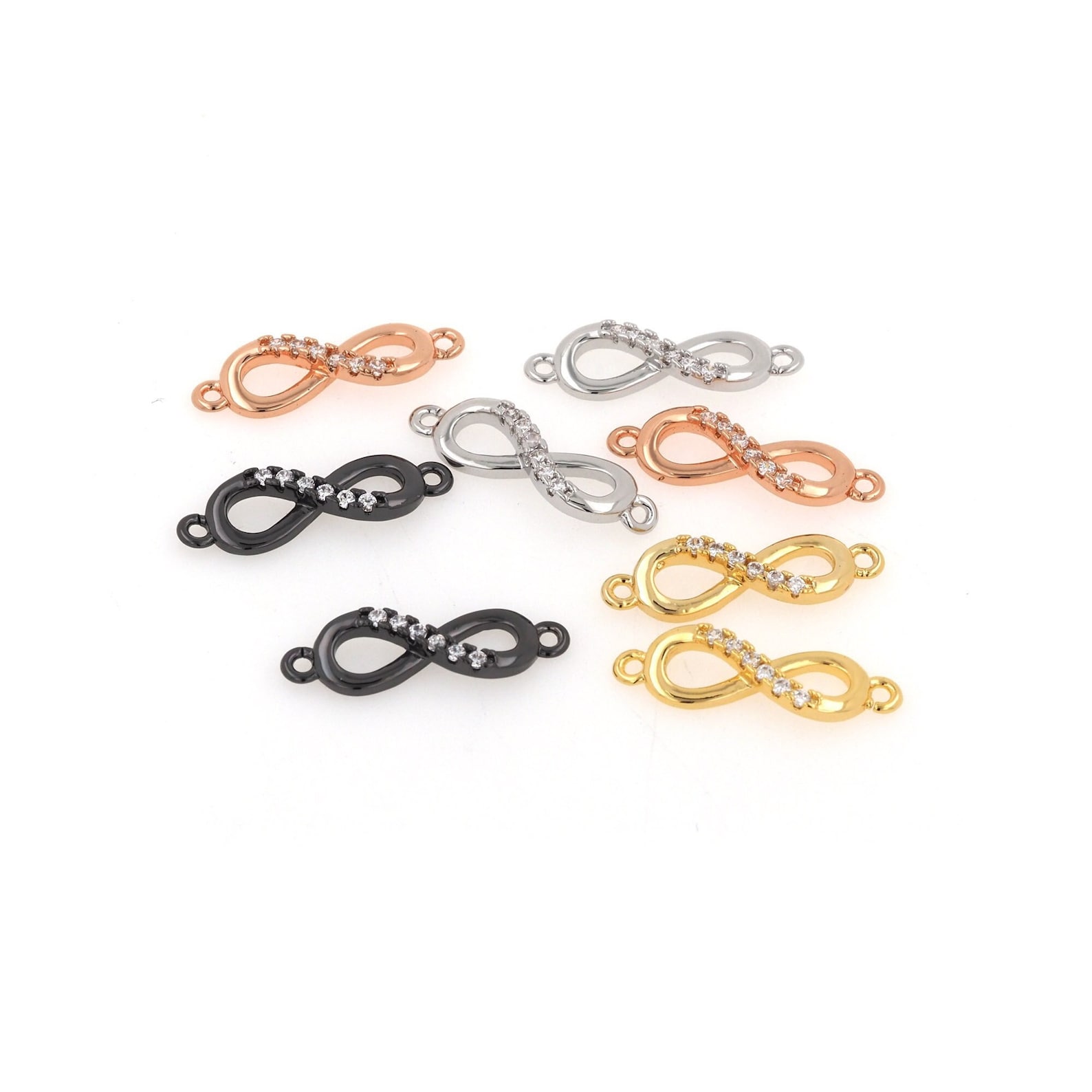 Infinity Charm, Infinity Connector, Infinity Bracelet Connector ...