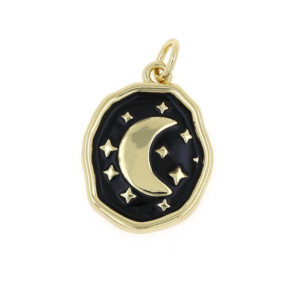 Drip Oil Drinking Moon Pendant Star Jewelry Sky Charming Celestial ...