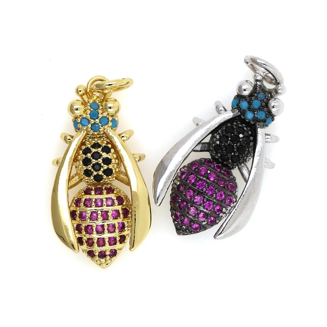 Insect Pendant Seven -star Ladybug Pendant Animal Jewelry Wings Pendant ...
