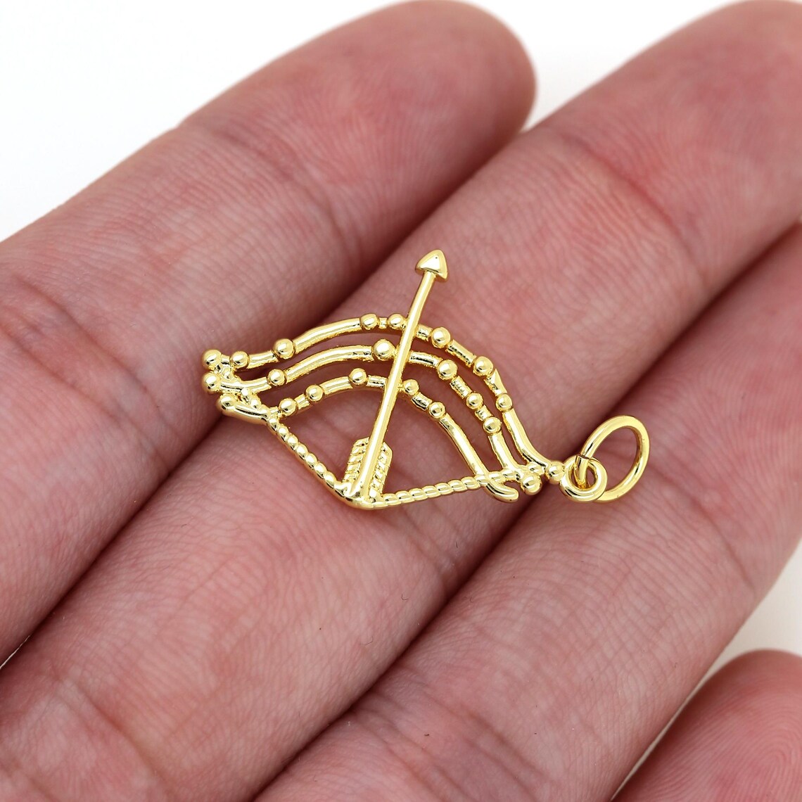 Cupid's Arrow Bow and Arrow Hanging Decorative Pull Bow Jewelry ...