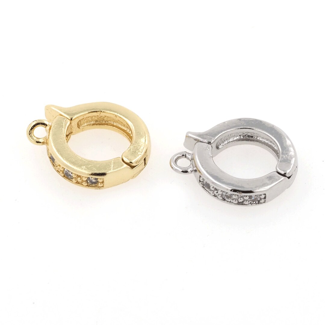 Button Buckle, Climbing Buckle, 18K Gold-plated Round Buckle, DIY ...