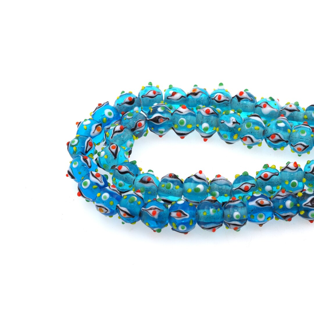 30 Pcs Blue Light Transmitting Lighting Eyeballs, Glass Balls for ...