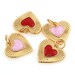18k Gold Photo Frame Pendant Heart Pendant Fashion Pendant Heart Charm ...