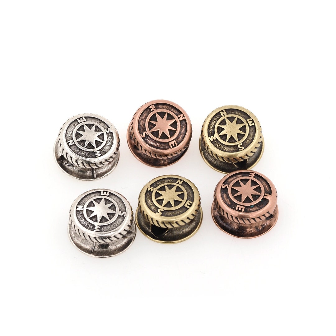 Compass Spacer Beads, Compass Spacer Beads, Compass Charm, Compass ...