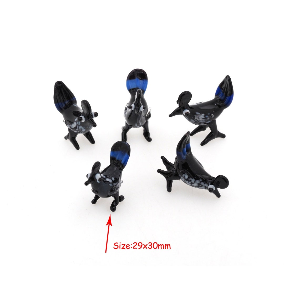 Black Chick Decorations, Cute Chickens, Glass Decorations, Small Animal ...