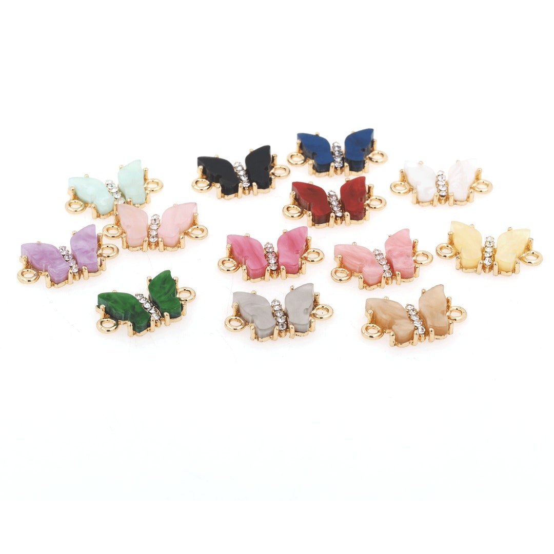 Butterfly Connector, Butterfly Pendant Jewelry, 18K Gold Filled ...