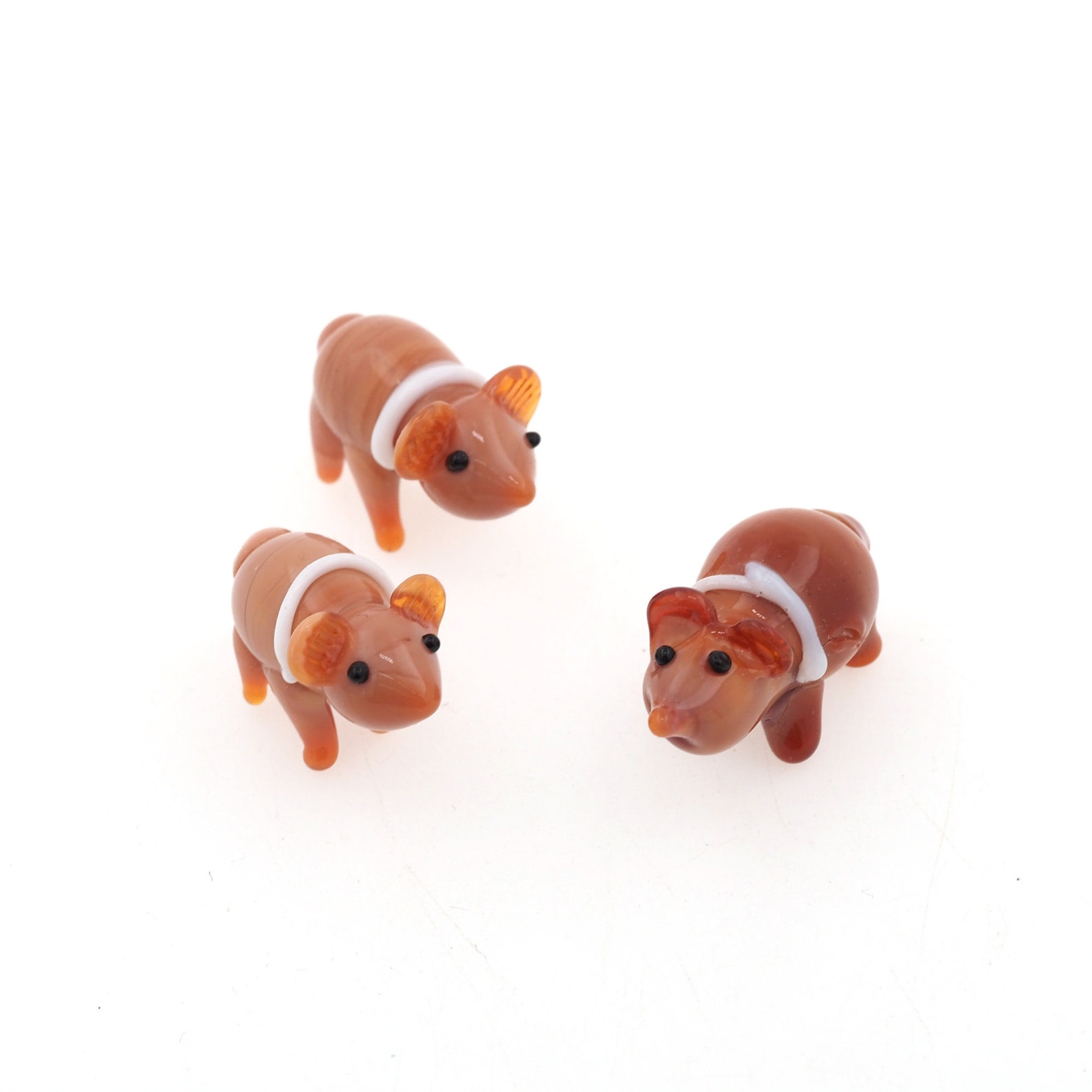 Mole Ornament, Cute Ornament, Mole Glass Ornament, Small Animal ...