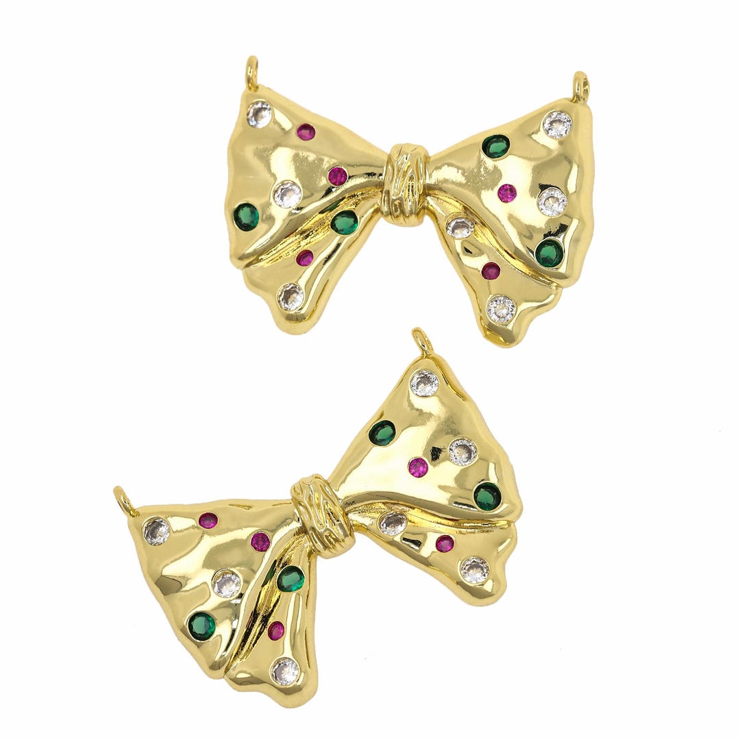 Bow Connector Glossy Connector Bow Tie Connector Round Connector Simple ...