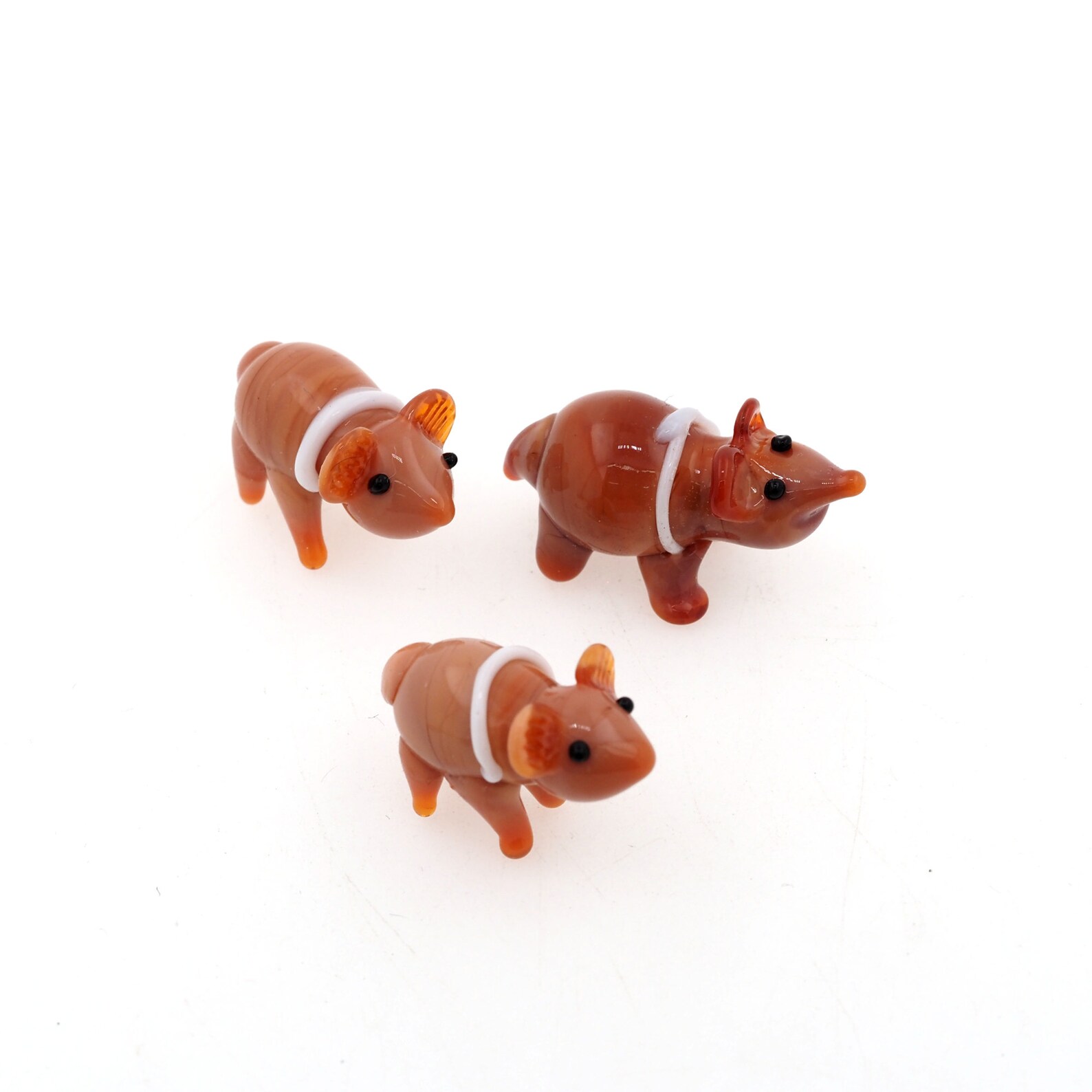 Mole Ornament, Cute Ornament, Mole Glass Ornament, Small Animal ...