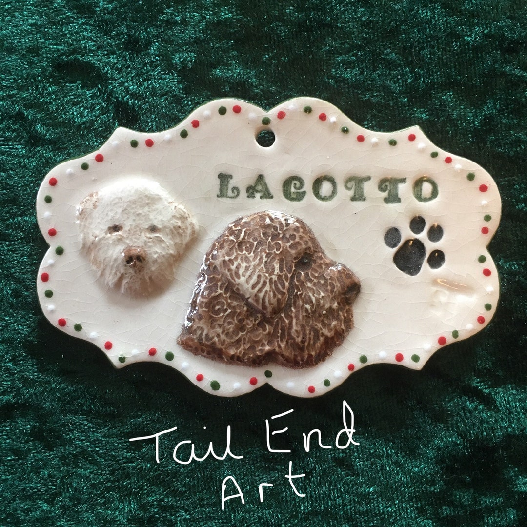 Lagotto Romagnolo Mini Ceramic Sign/plaque - Etsy