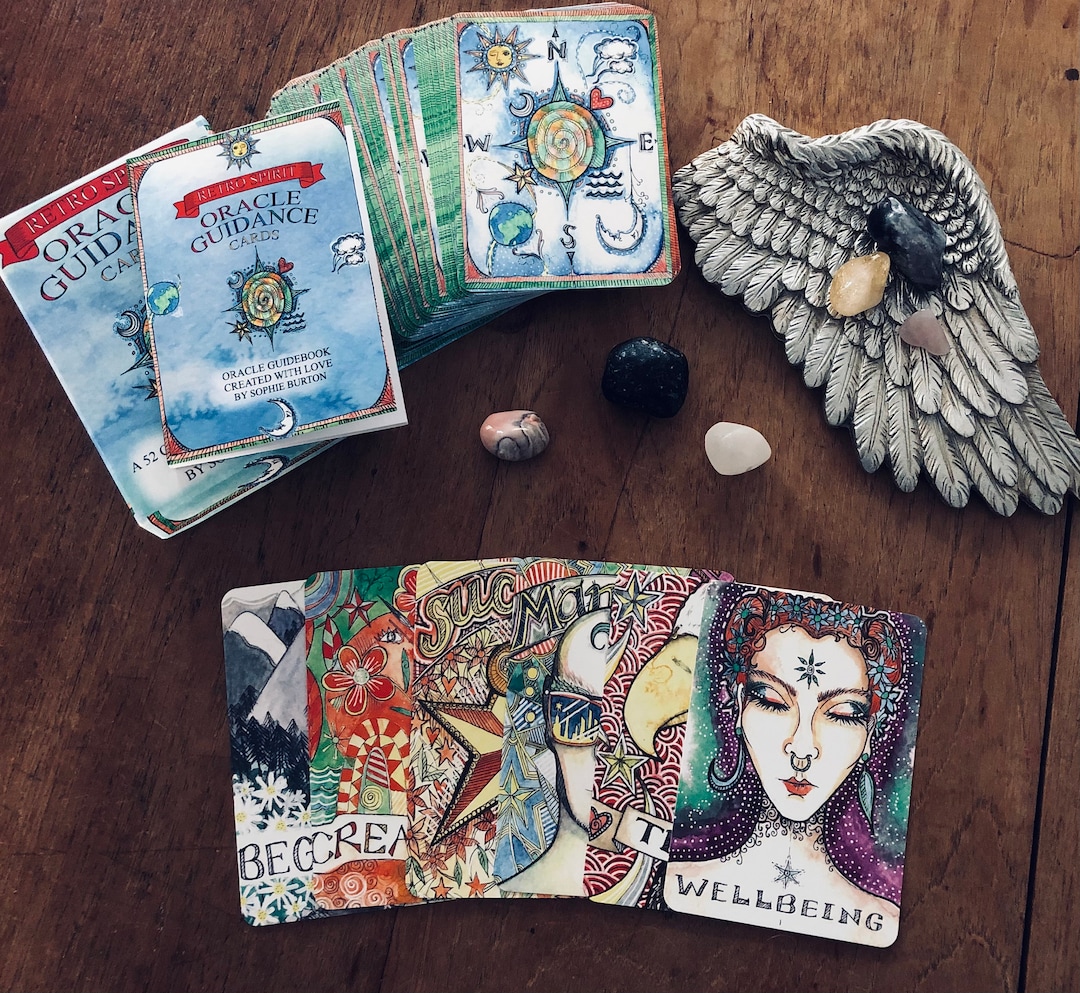 Retro Spirit Oracle Guidance Cards - Etsy