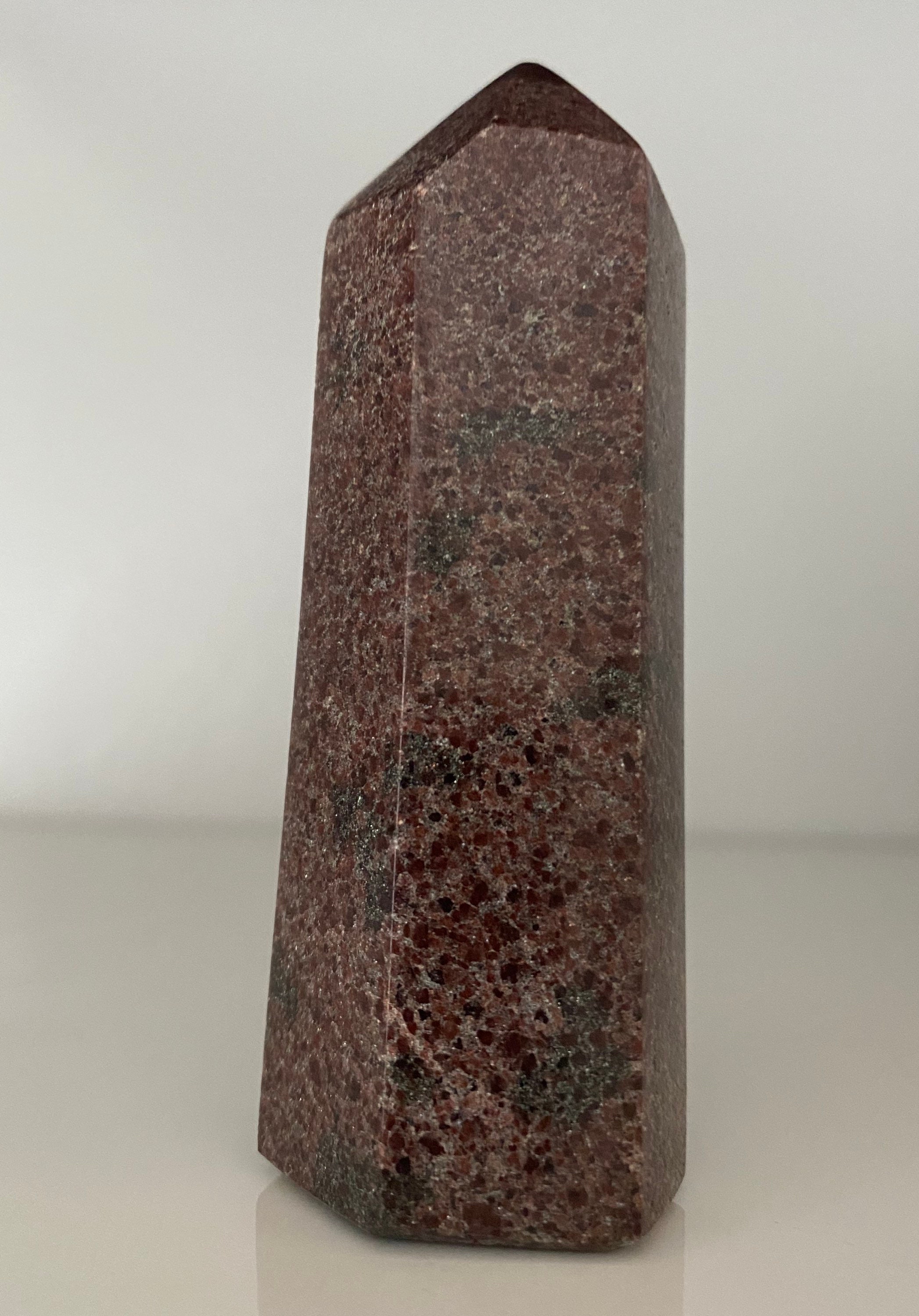 Red Garnet Tower Point High Quality Garnet Crystal Tower | Etsy