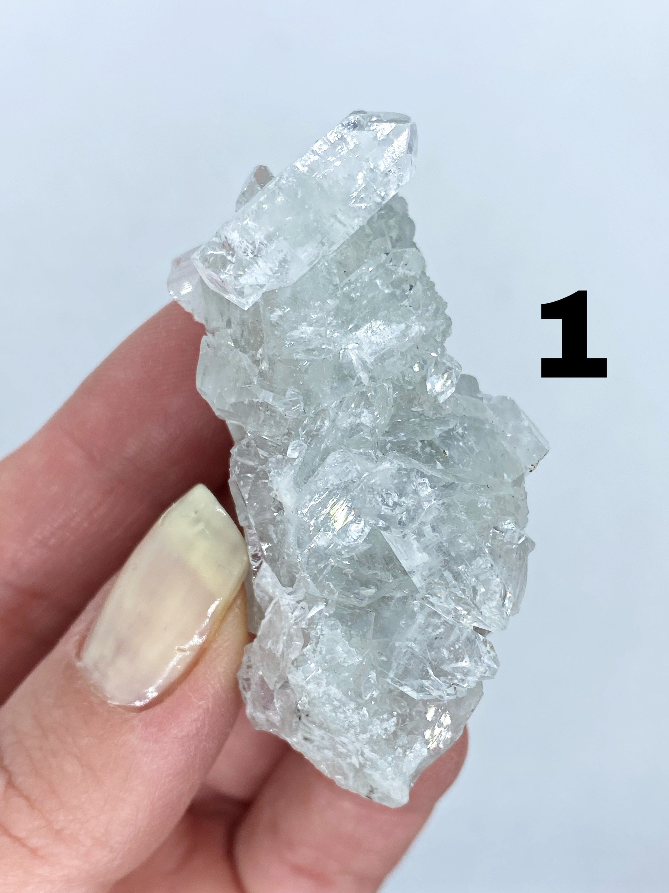 Apophyllite Rough Crystal Cluster Specimen / Crystal Cluster / | Etsy