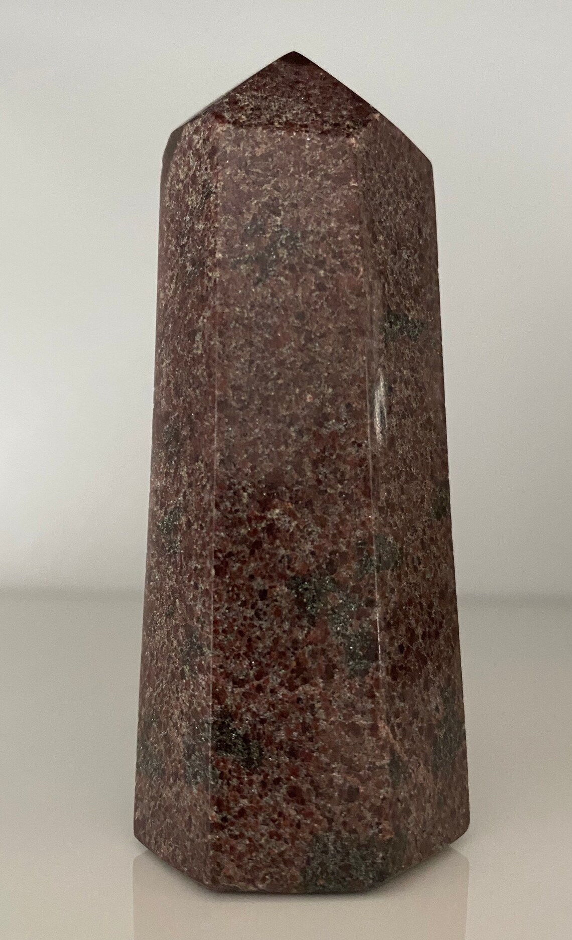 Red Garnet Tower Point High Quality Garnet Crystal Tower - Etsy