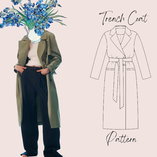 Wrap Coat Pattern - Etsy