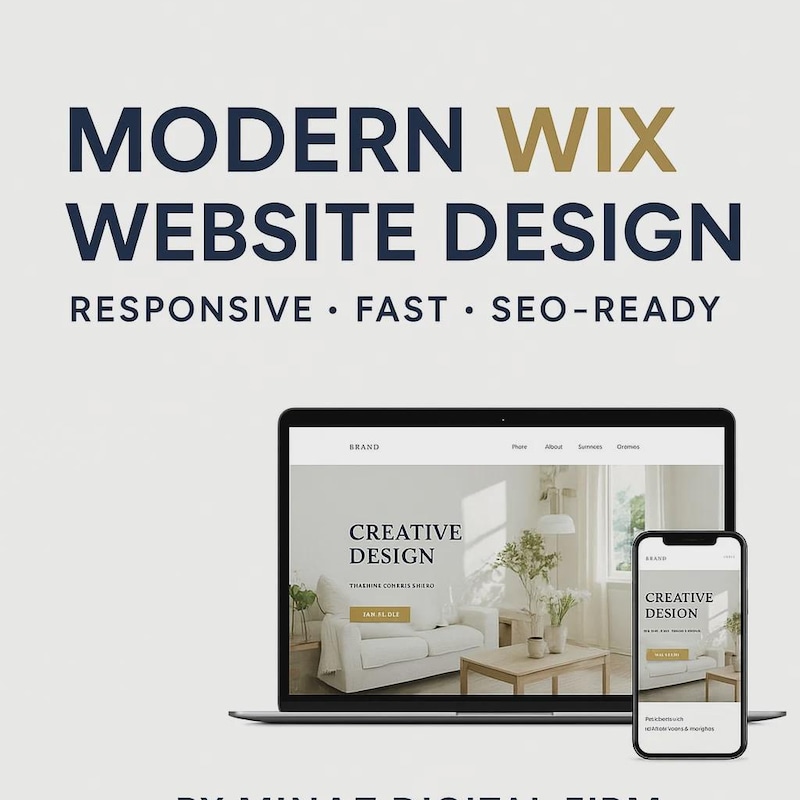 Responsive Wix Ecommerce - Etsy