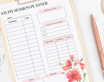 Study Guide Template PDF Printable - Etsy