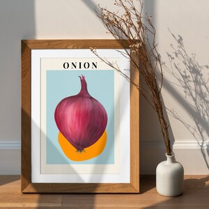 Pastel Bloom: Digital Download, Aesthetic Kitchen Decor, Onion Art - Etsy