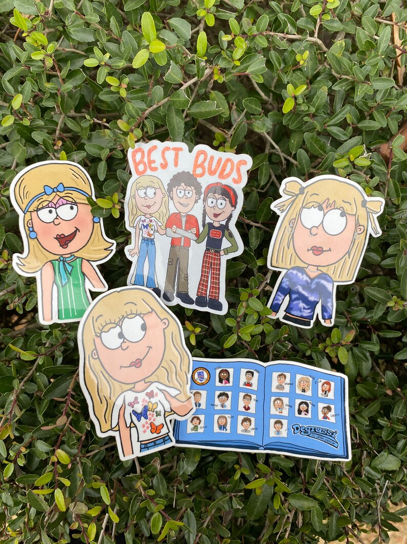Best Buds Vinyl Sticker Lizzie Gordo Miranda | Etsy