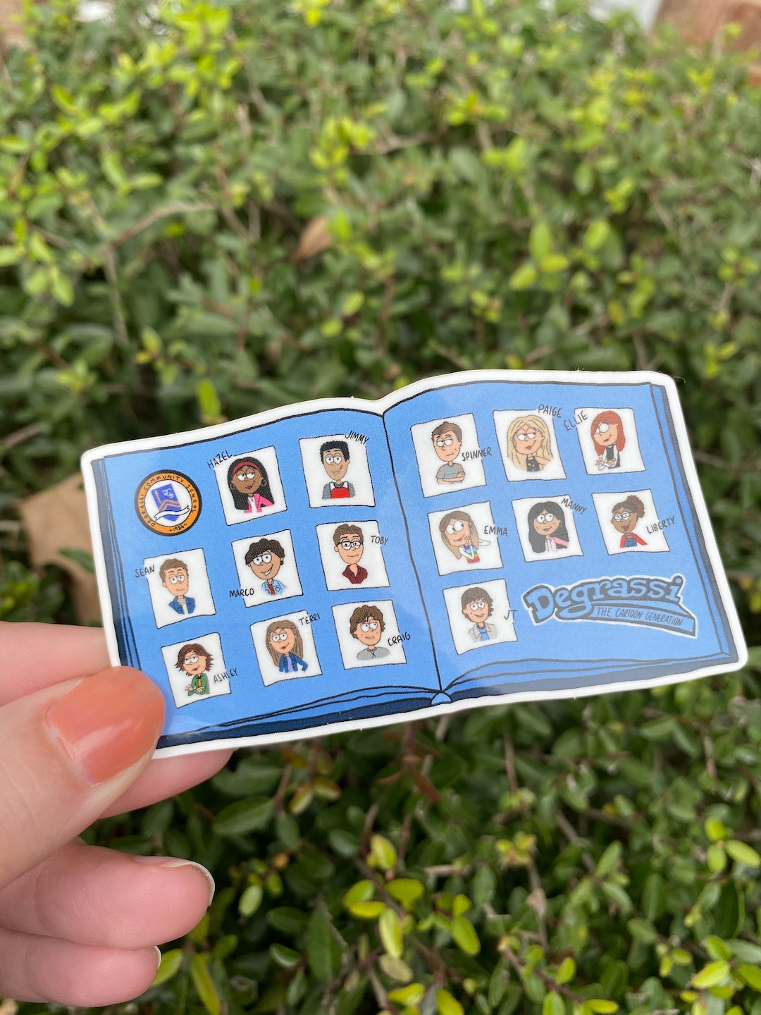 Degrassi Next Genration Yearbook Vinyl Sticker, Fandom Gift - Etsy
