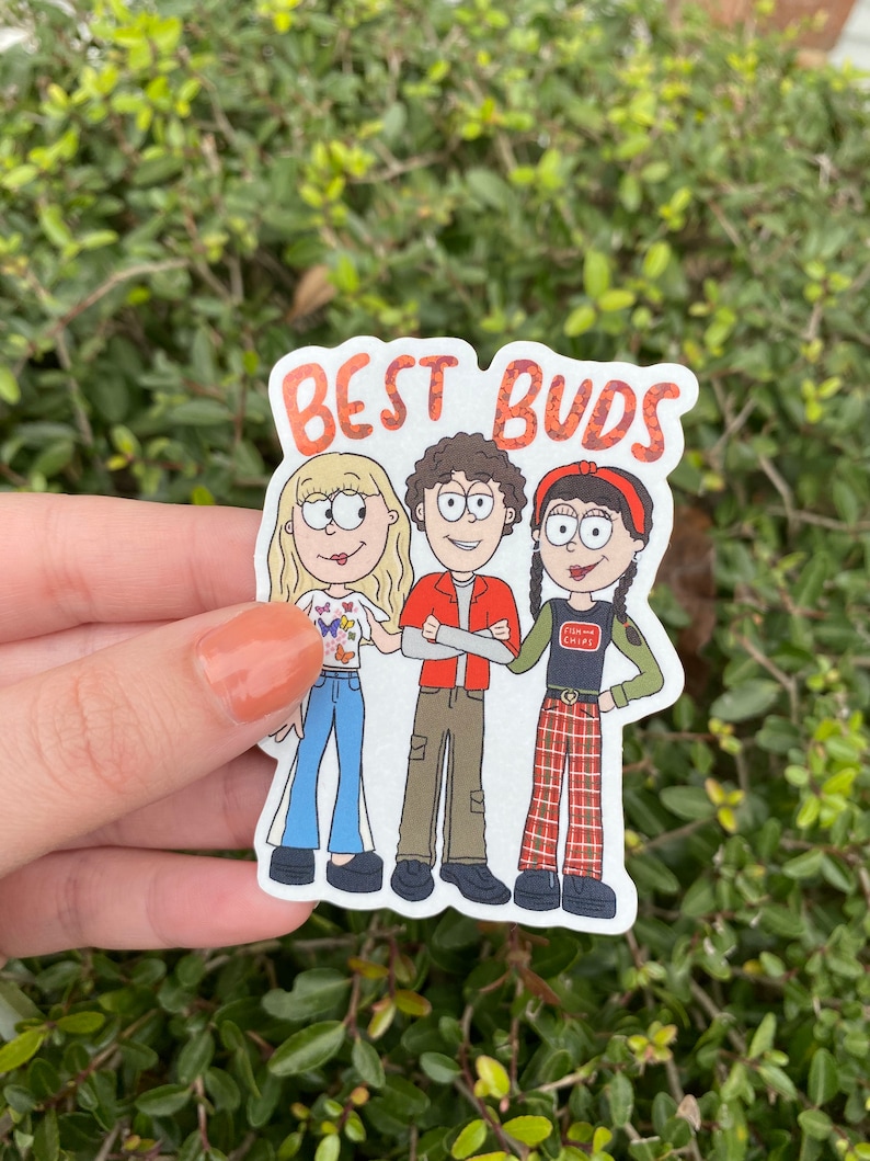 Best Buds Vinyl Sticker Lizzie Gordo Miranda | Etsy