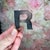 Handmade Resin Letter U Keychain - Etsy