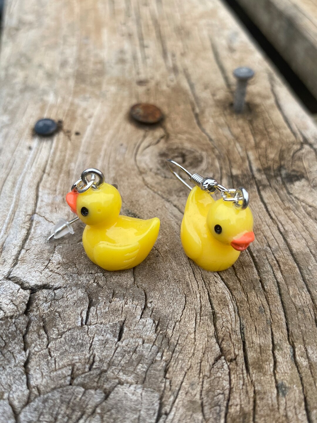 Cute Duck Earrings! - Etsy