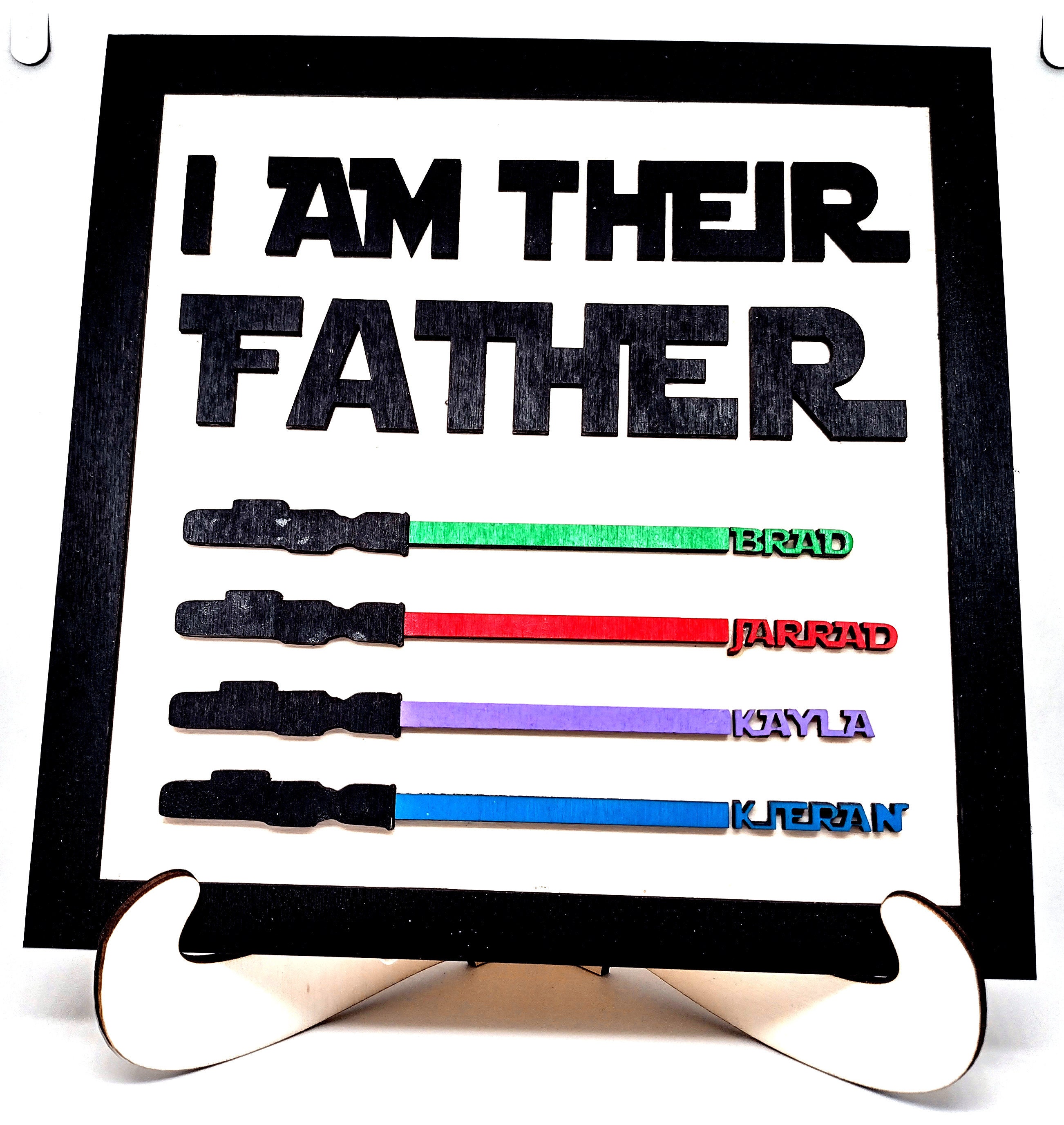 Star Wars I Am Their Father Fathers Day Frame Father's - Etsy Australia