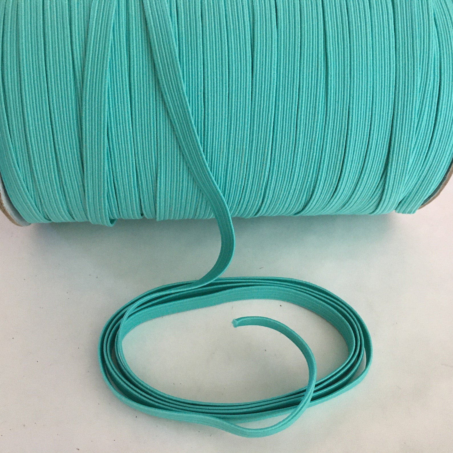 6mm, 1/4 Inch Colored Braided Flat Elastic Band Cord for DIY Face Masks ...