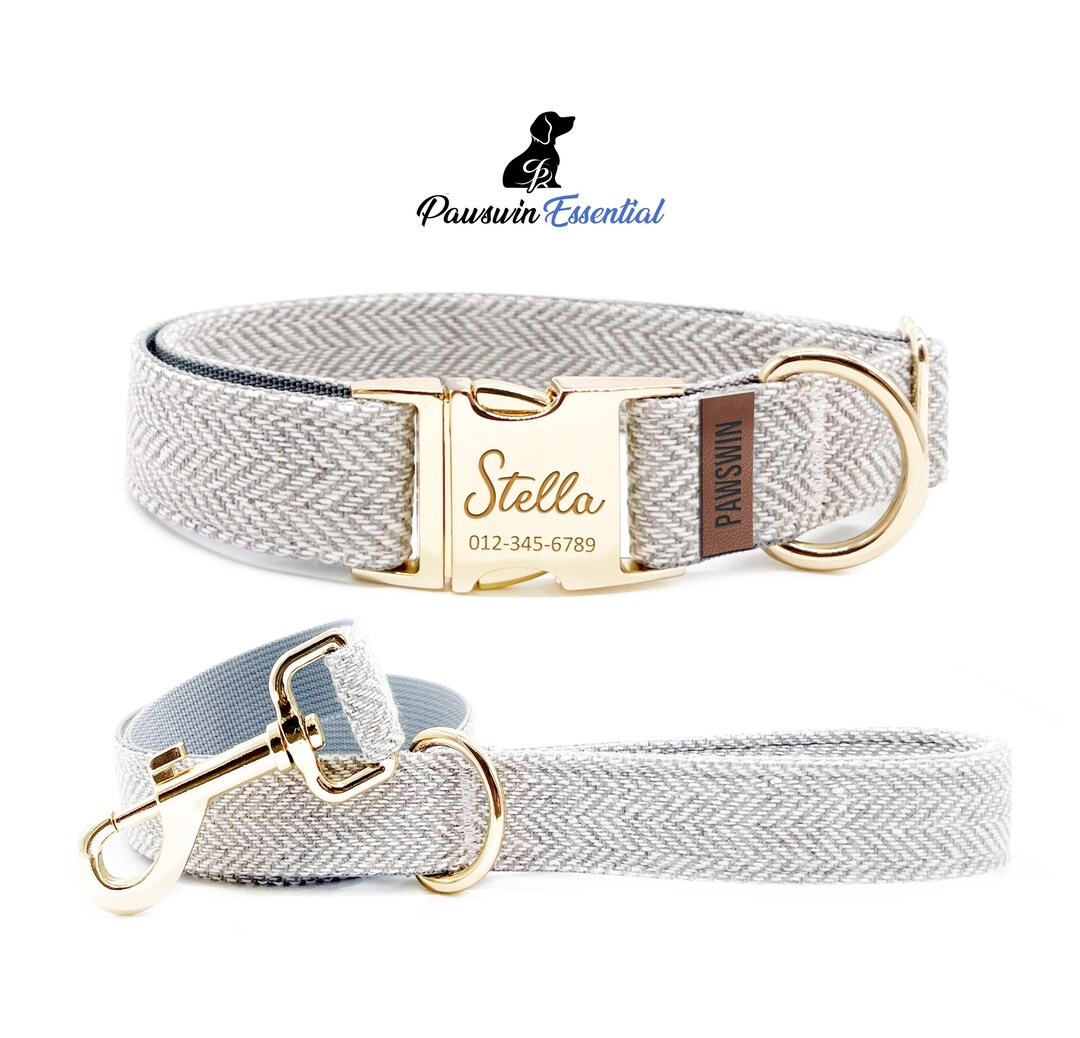Neutral Dog Essential Bundle - Custom Dog Collar and Leash ...