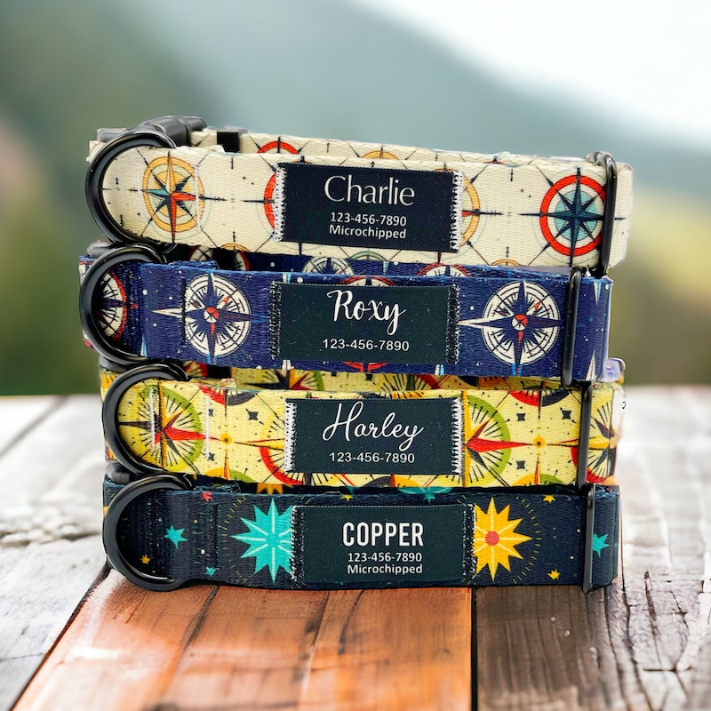 Compass Collars - Etsy