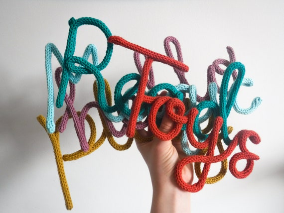 Wire Words for Children's Room Kids Wall Decor Play | Etsy