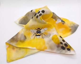 Silk Pocket Square - Etsy