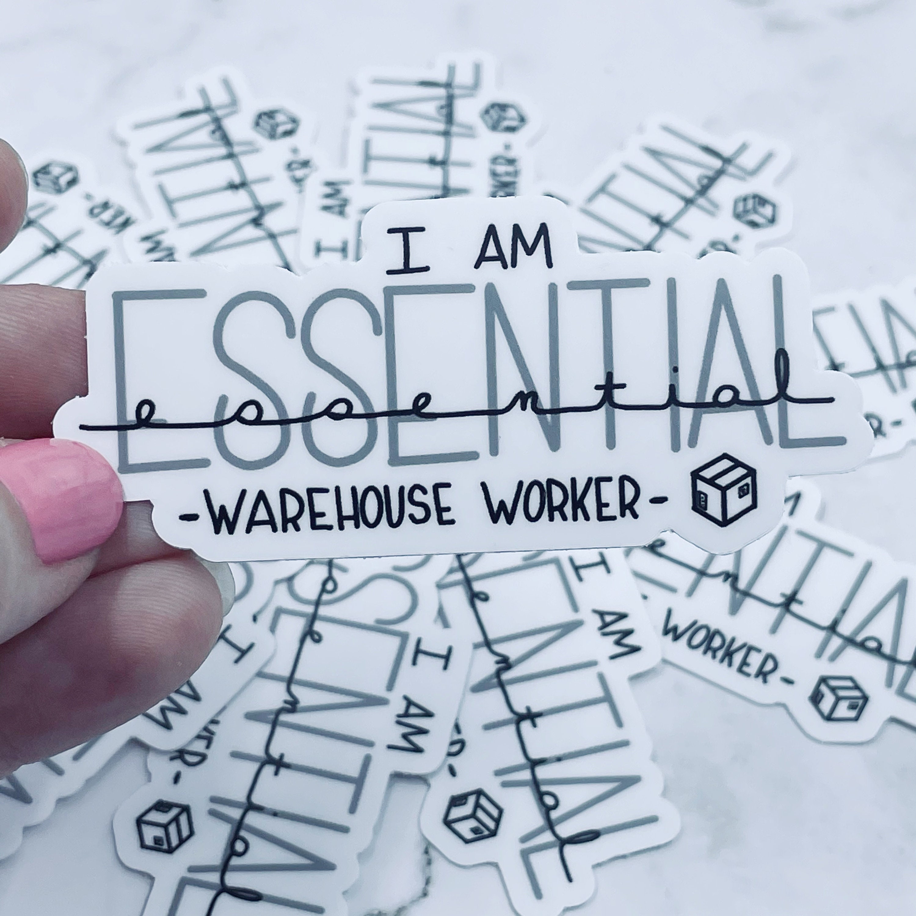 Essential Warehouse Worker Sticker 3x1 Vinyl - Etsy.de